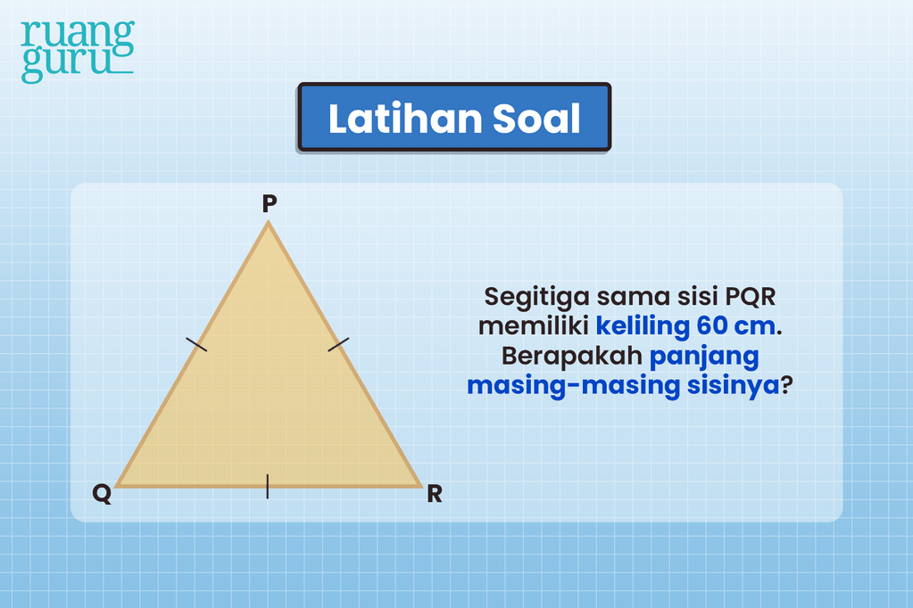 Belajar Rumus & Cara Menghitung Keliling Segitiga